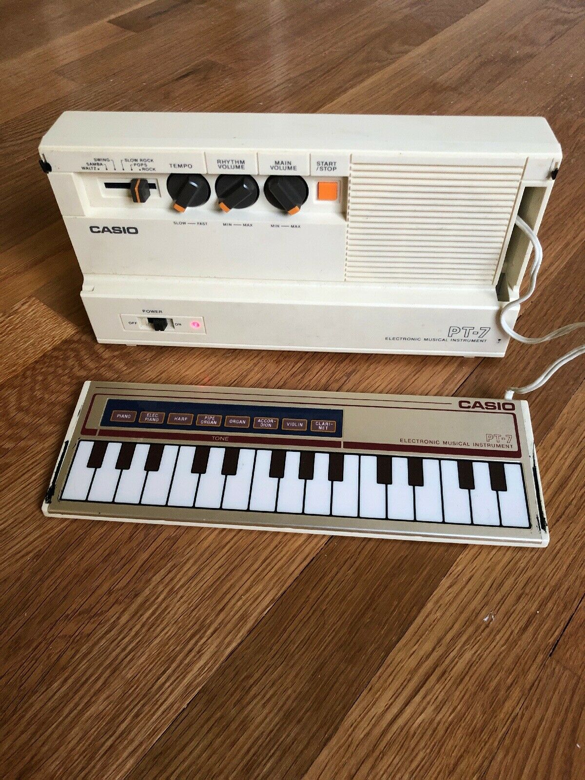 MATRIXSYNTH: 2 Vintage CASIO PT-7 Portable Mini Electronic Music ...