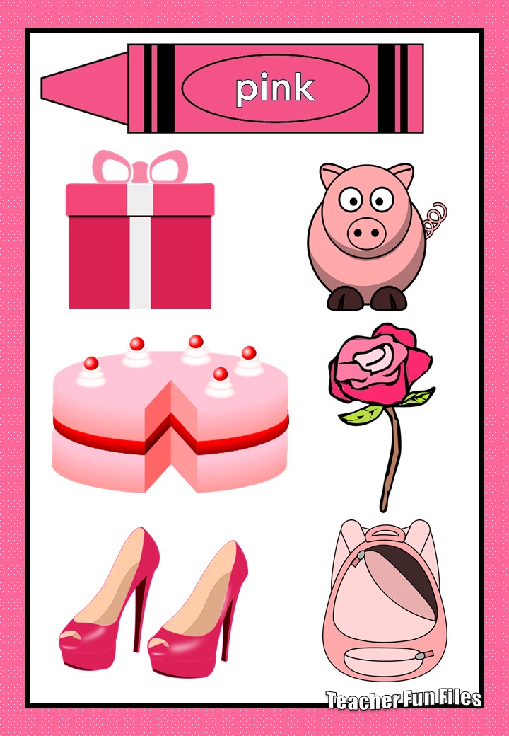 Teacher Fun Files: Color Charts for Kids