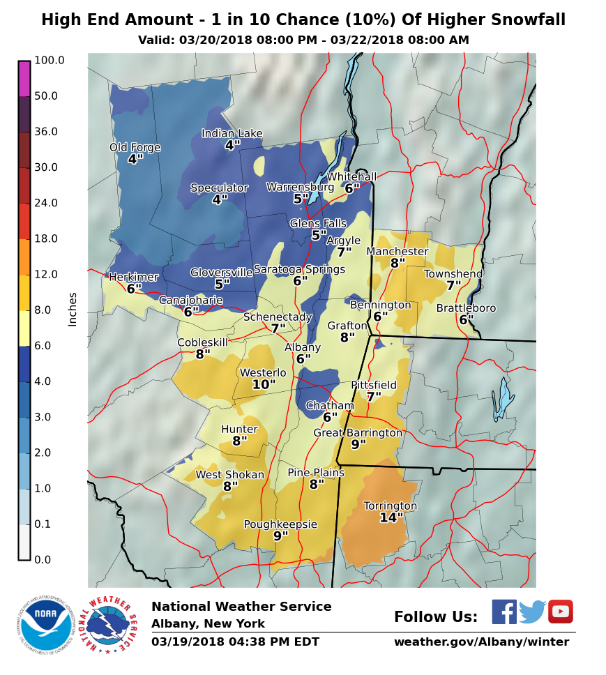 Greylock Snow Day: Increasing Chance for Snow Wednesday