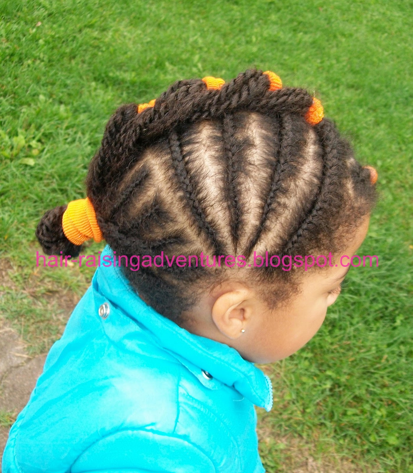 hair-raising adventures: Cornrows into Tucked-in Twists