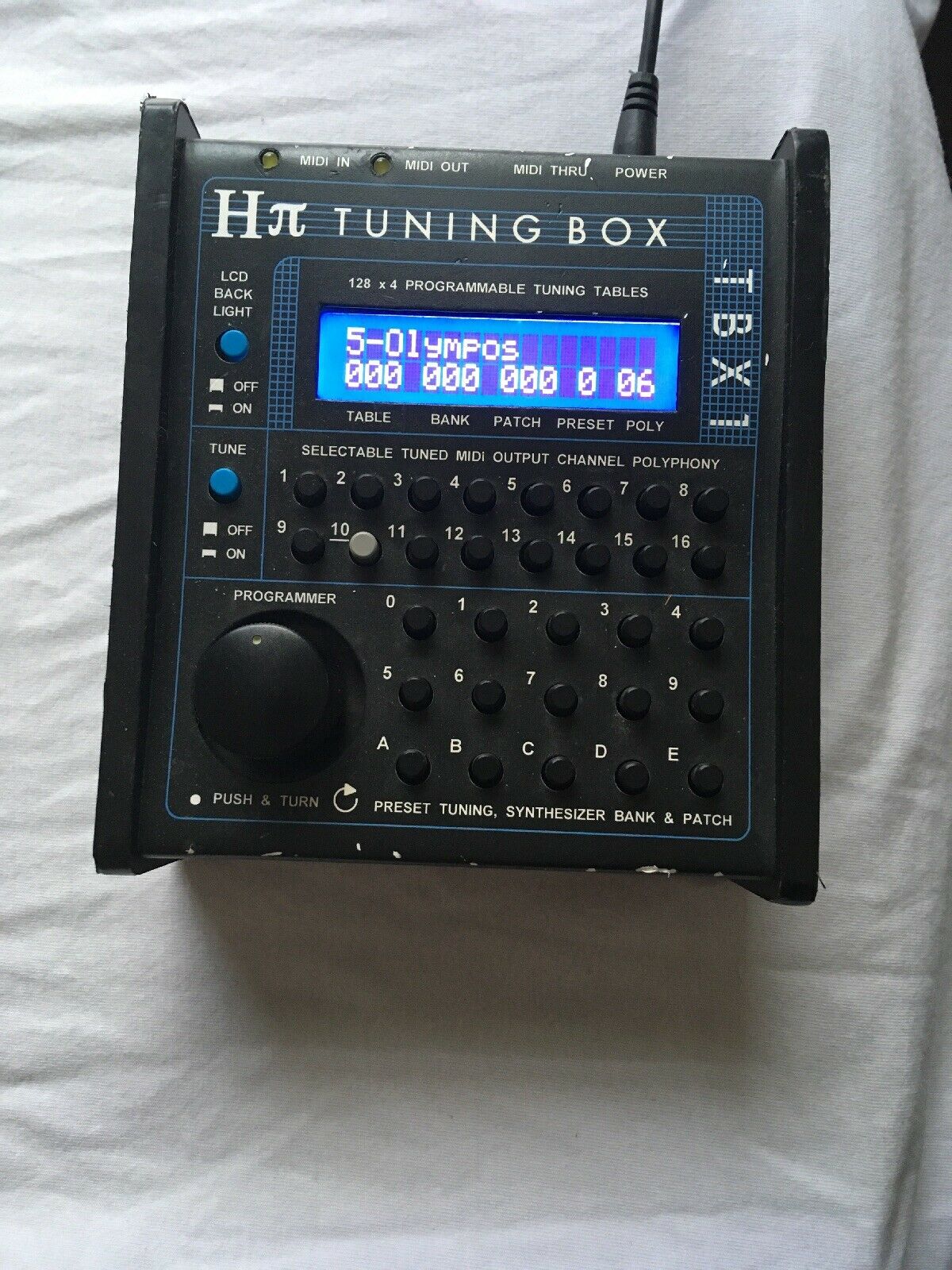 MATRIXSYNTH: H-Pi TBX1 MIDI Tuning Box Microtonal Keyboard Synthesizer ...