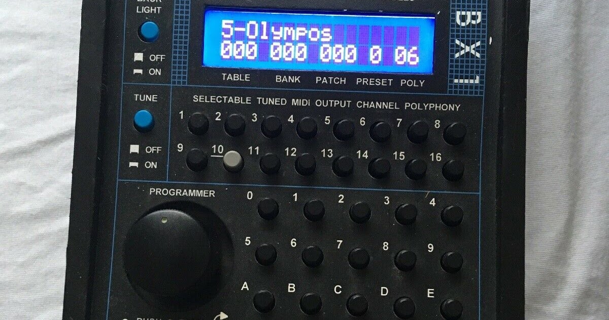 MATRIXSYNTH: H-Pi TBX1 MIDI Tuning Box Microtonal Keyboard Synthesizer ...