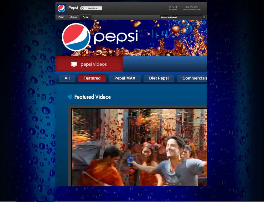 Mercadeo en Redes sociales - Icesi: Pepsi en Youtube