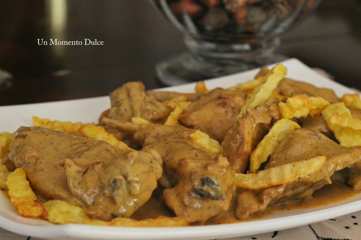 Un momento dulce: CONEJO EN SALSA MOSTAZA