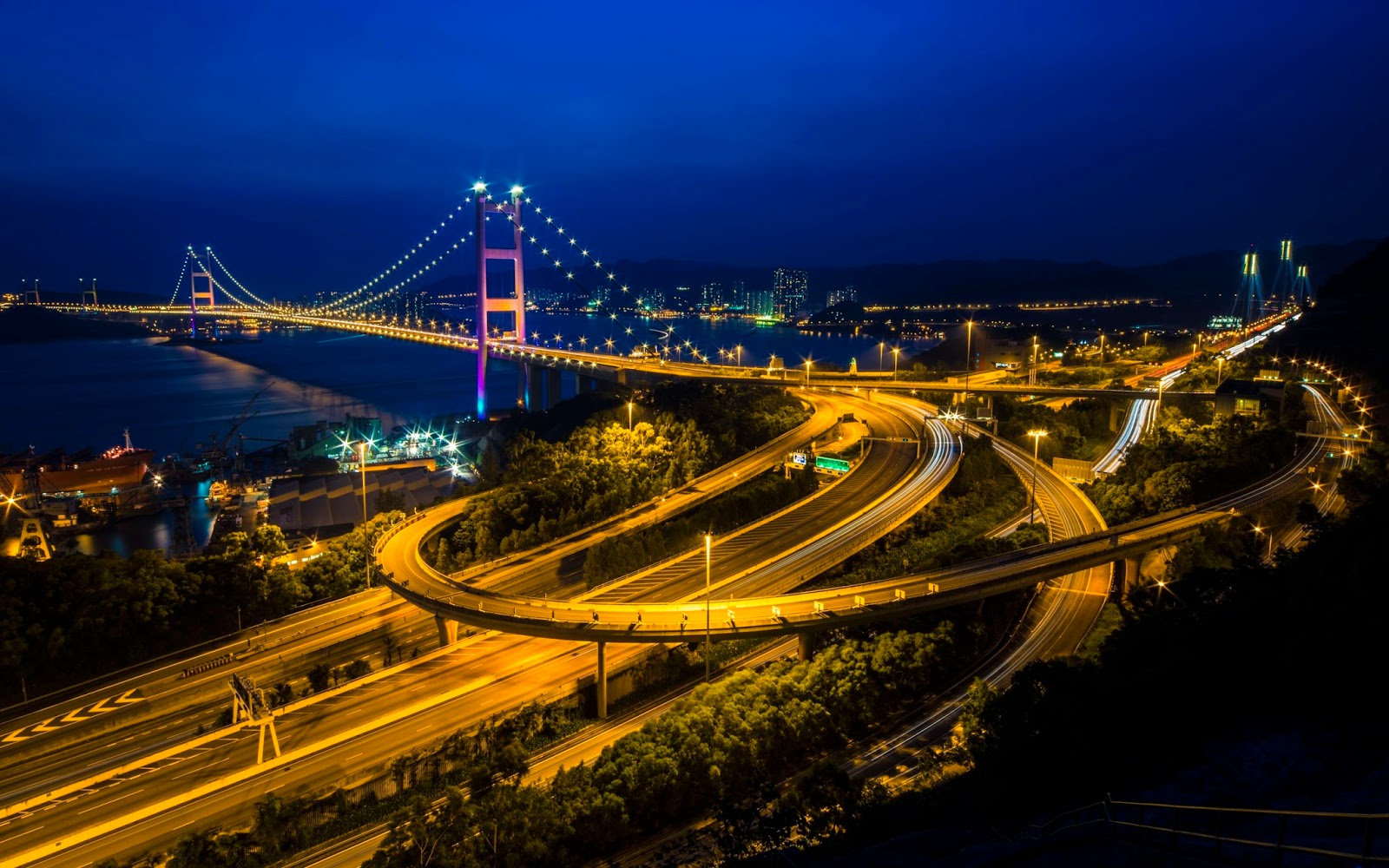 Tsing Ma Bridge-Largest span carrying Rail traffic in world