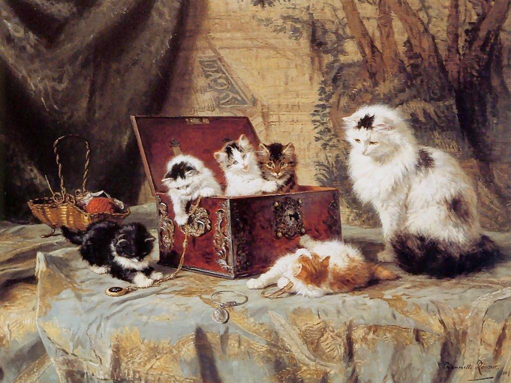 Henriëtte Ronner-Knip | The painter of cats | Tutt'Art@ | Pittura ...