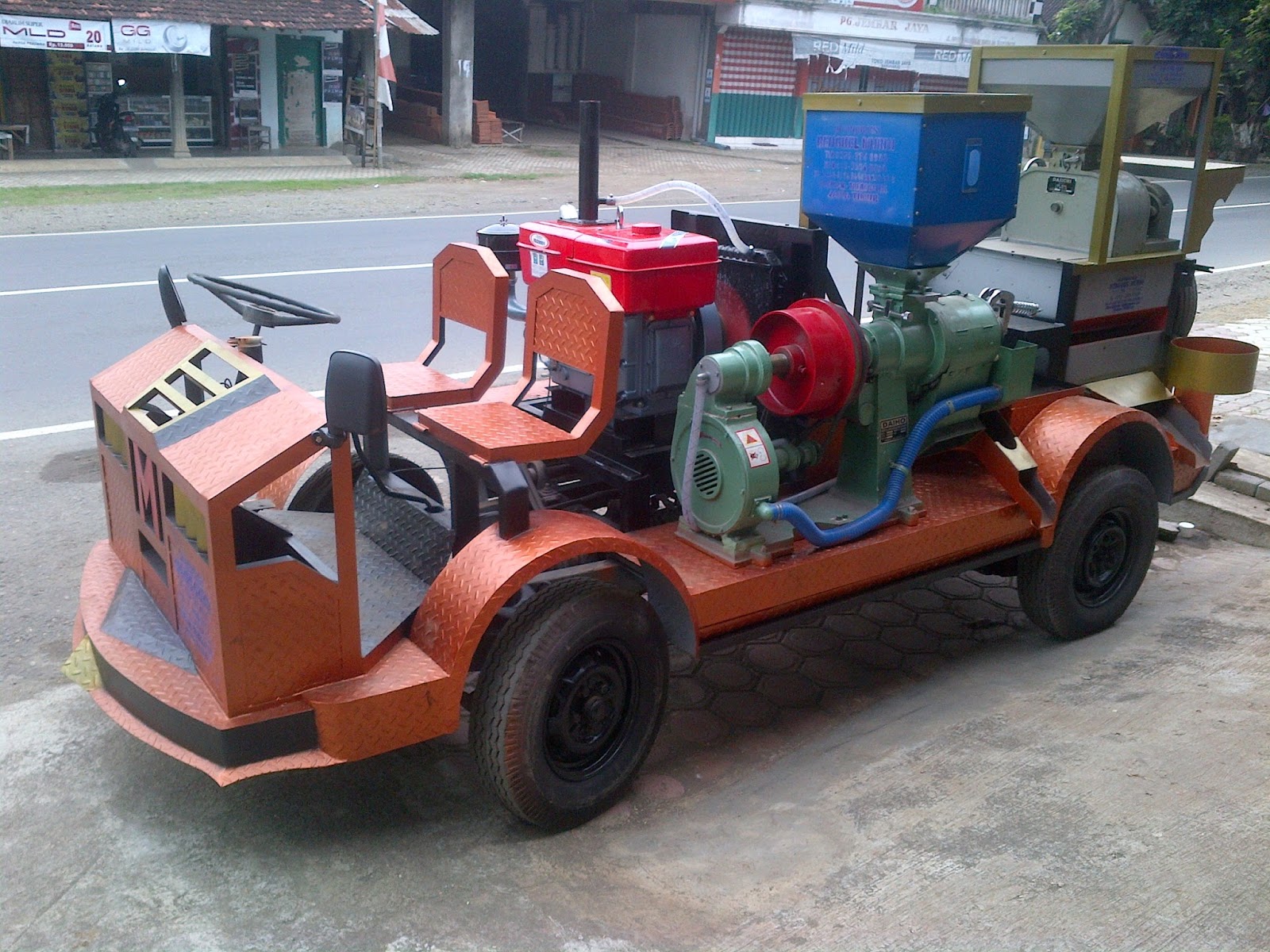 Selep padi / penggilingan padi keliling/ selep gabah/ RMU: SELEP PADI BENSO