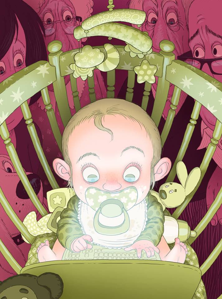 Pinzellades al món: Bebé cibernauta / Baby Cybernaut