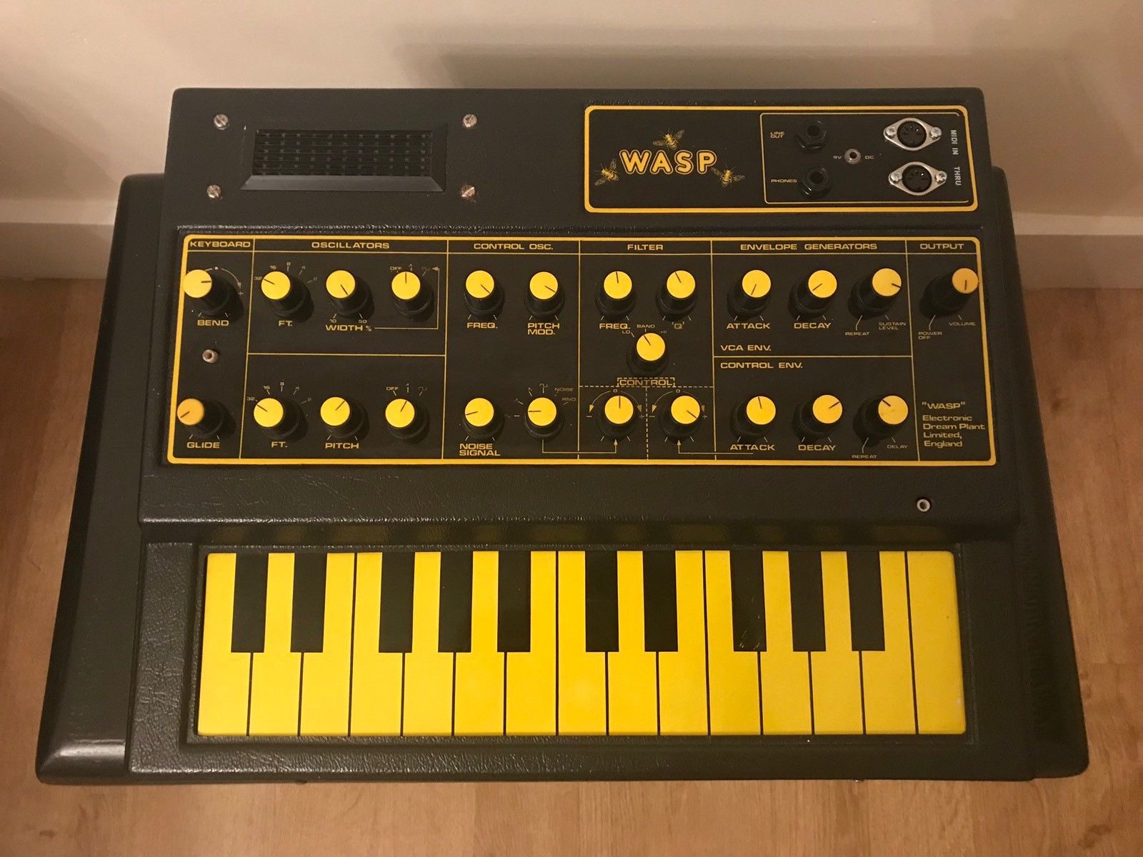 MATRIXSYNTH: 1978 UK SYNTH MIDI - EDP WASP SYNTH w/ Docs