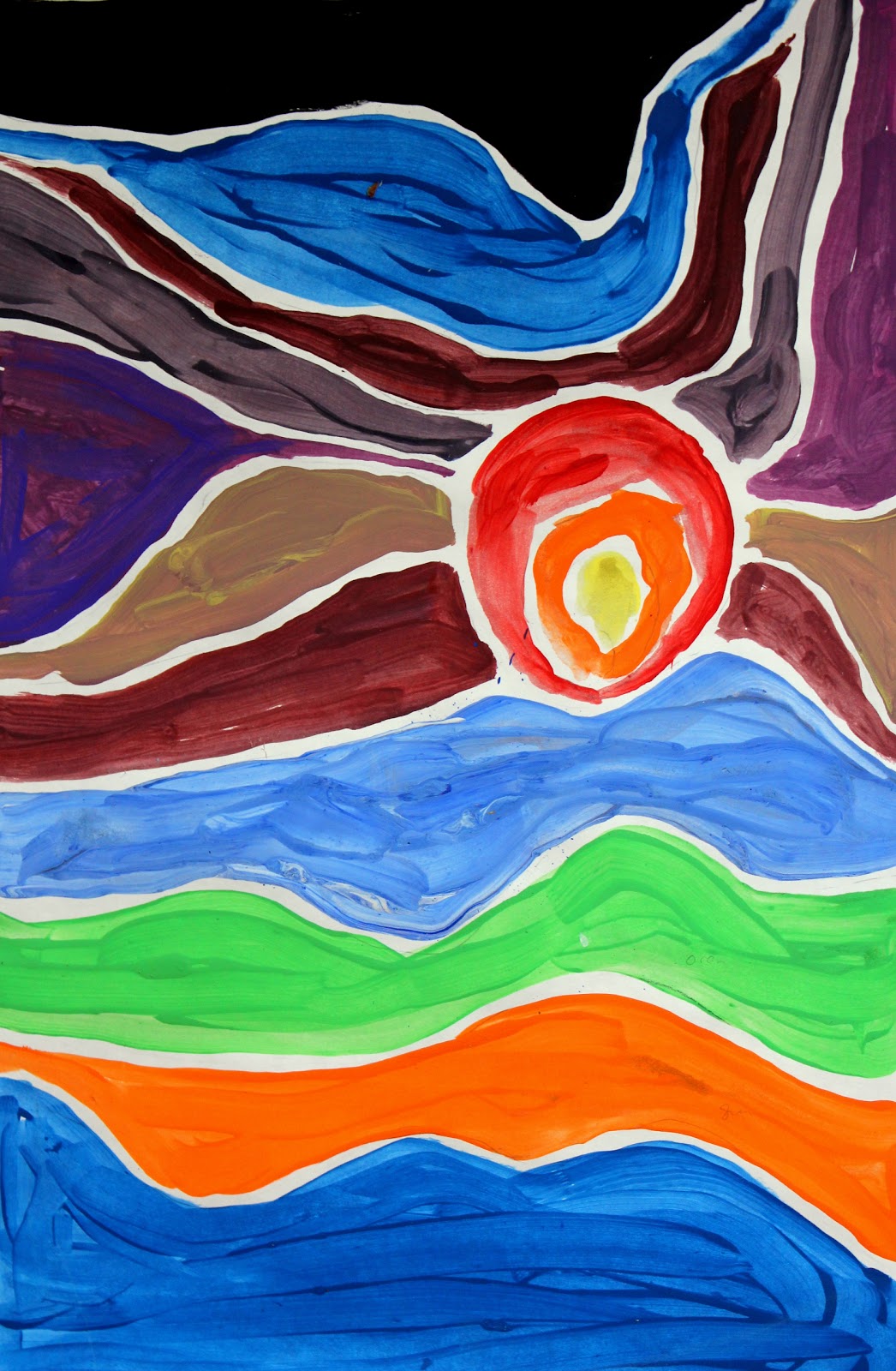 The Art of Being Creative: Ted Harrison Inspires me with the Sunset