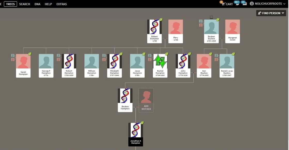 Nolichucky Roots: Claiming Robert Hampton ~ a DNA victory