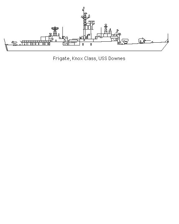 Frigate, Knox Class, USS Downes