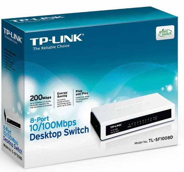 Computer Store in Karachi: TP-Link Switch 8 Port - 200mbps @ Rs.800