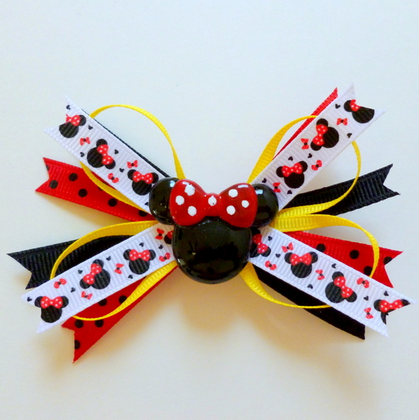 Project Bazaar: Minnie Mouse Spikey Hair Clip Tutorial