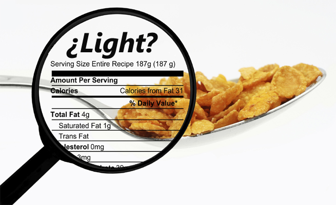 Fruta y algo mas...: ¿Es mejor consumir productos light?