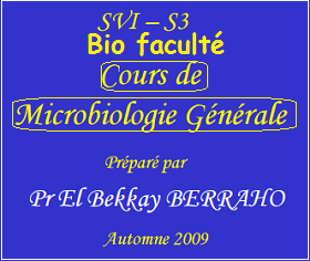 Microbiologie générale cours PDF | Bio faculté