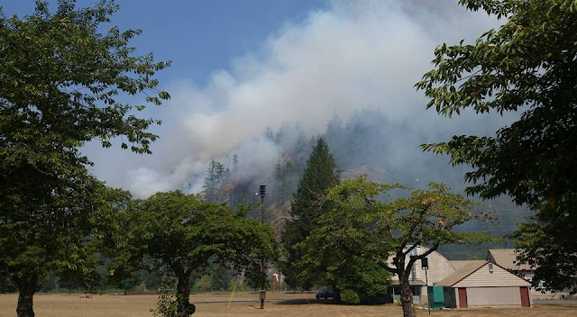 Marblemount Homestead: Terrible wild fires virtually in our backyard