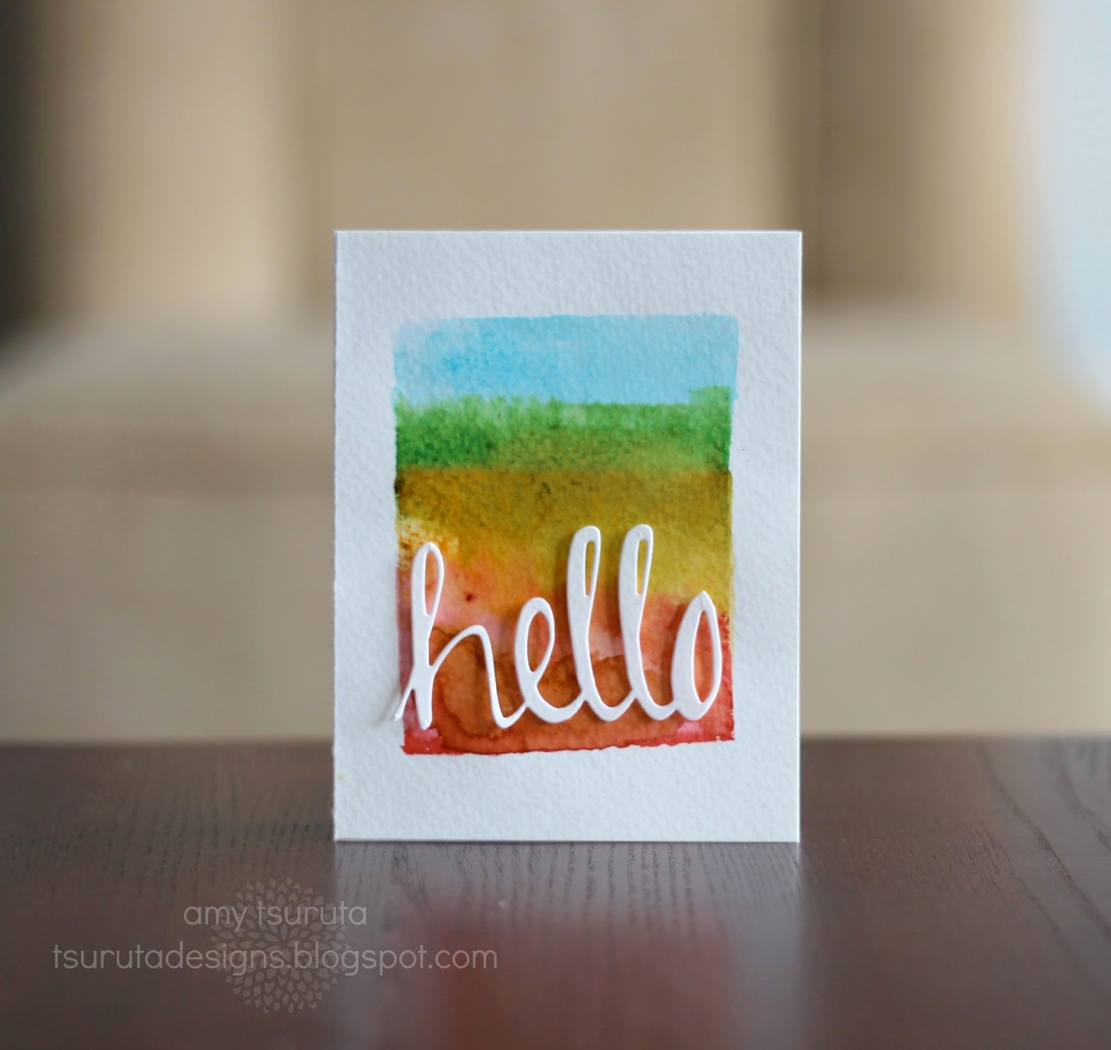 watercolor for card makers: day 1