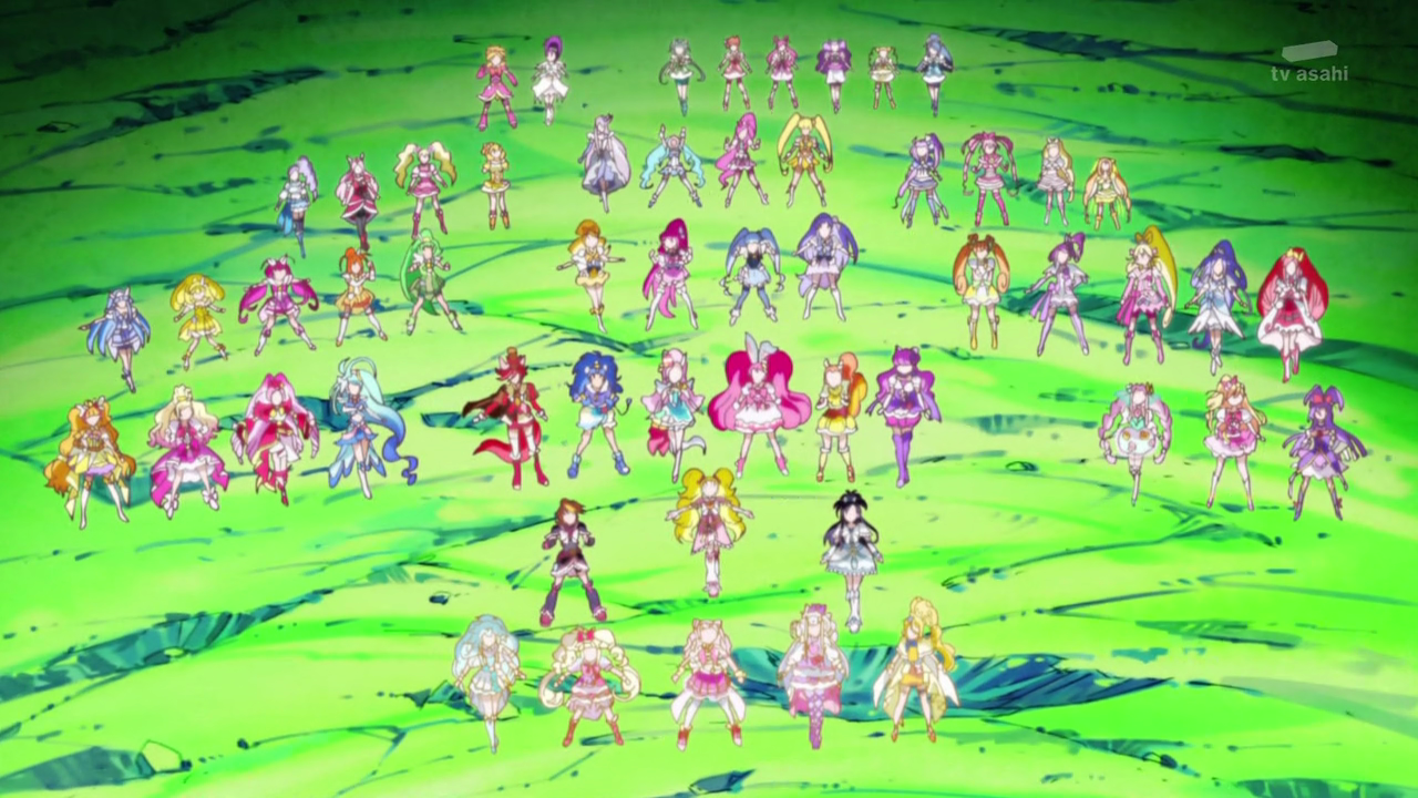 Hall of Anime Fame: Hugtto Precure Ep 37 Review: All Precures Assemble ...