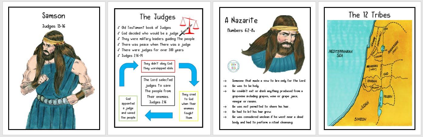 Samson's Life | Bible Fun For Kids