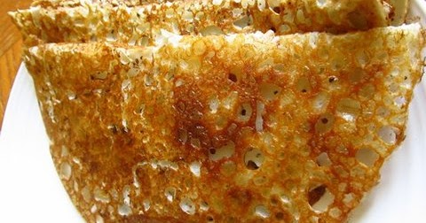 Savi-Ruchi: Plain Rava Dosa/Crispy cream of wheat crepes: Restaurant Style