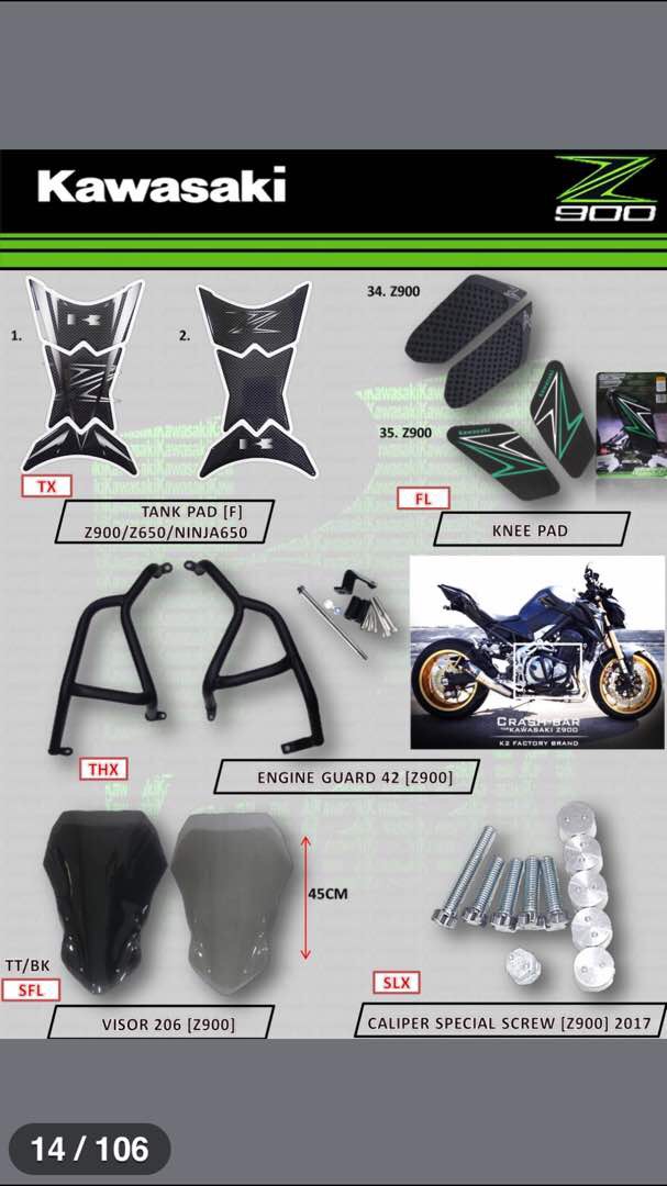 [KAWASAKI Z900] BODY ACCESSORIES KIT ~ PALEX MOTOR PARTS ONLINE STORE