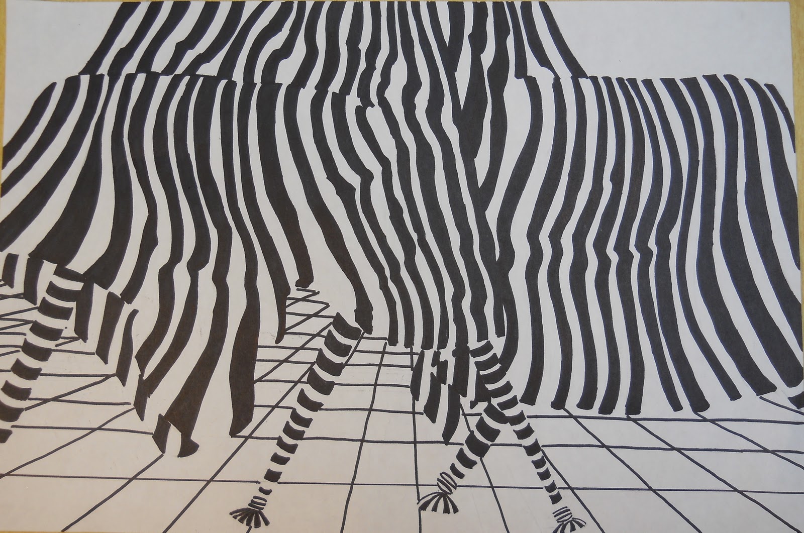 A.C. New ART DepARTment - Mr. Temple: Art II - Cross-Contour Line Drawings