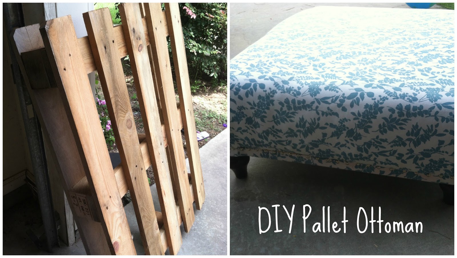 Rustic Grace: Turn a Pallet into an Ottoman