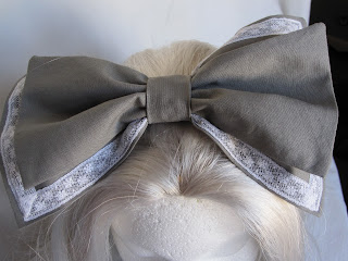 Fabric, Fiber, Beads and More...: How to Make a Lolita Style Hair Bow