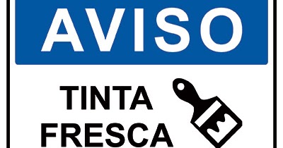 Estória das Histórias: CUIDADO: TINTA FRESCA