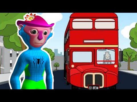 Colors Spiderman Bus Song | Kids Learning Videos | Superhero Wheels On ...