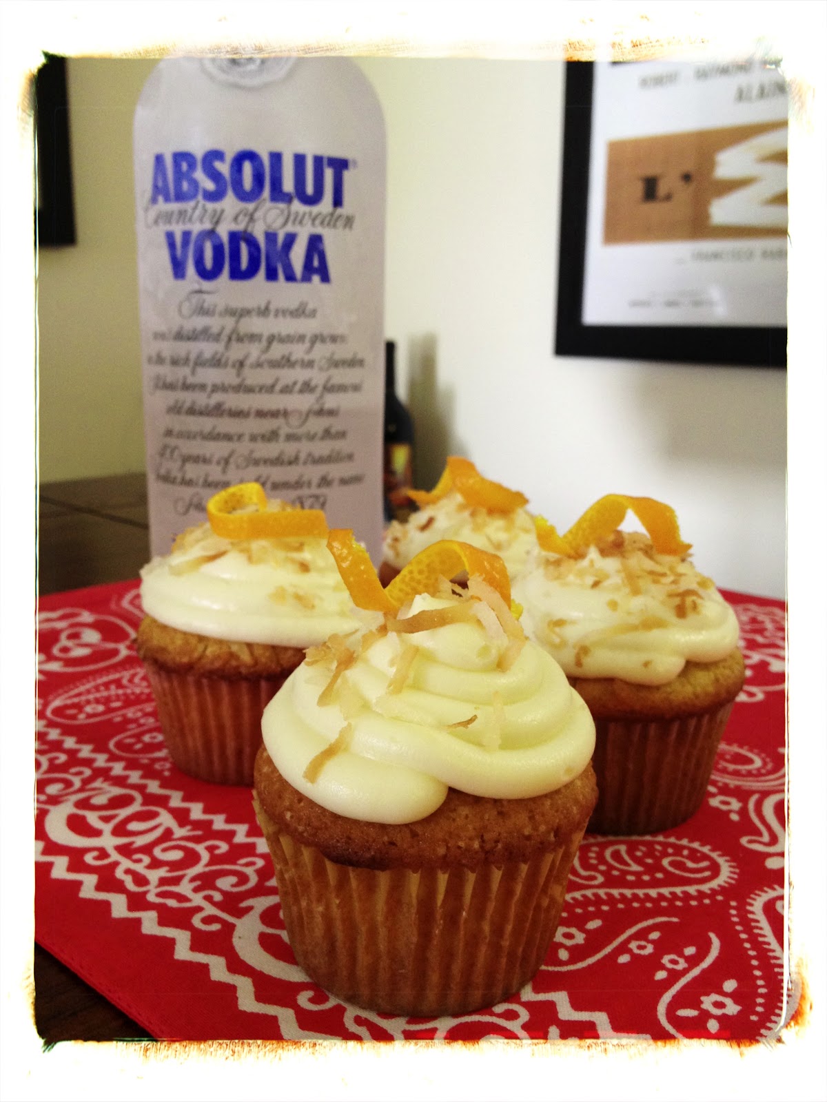 The Lush Chef: Screwdriver Cupcakes