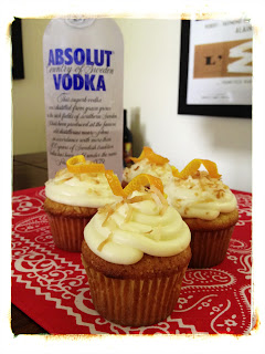 The Lush Chef: Screwdriver Cupcakes
