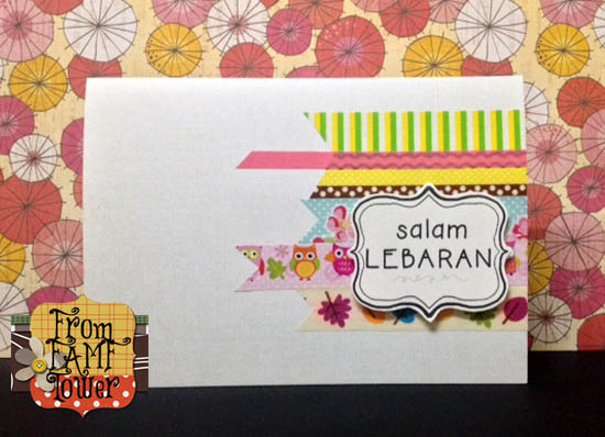 From FAMF Tower: Tutorial Kraf Kertas - DIY Kad Hari Raya Mudah
