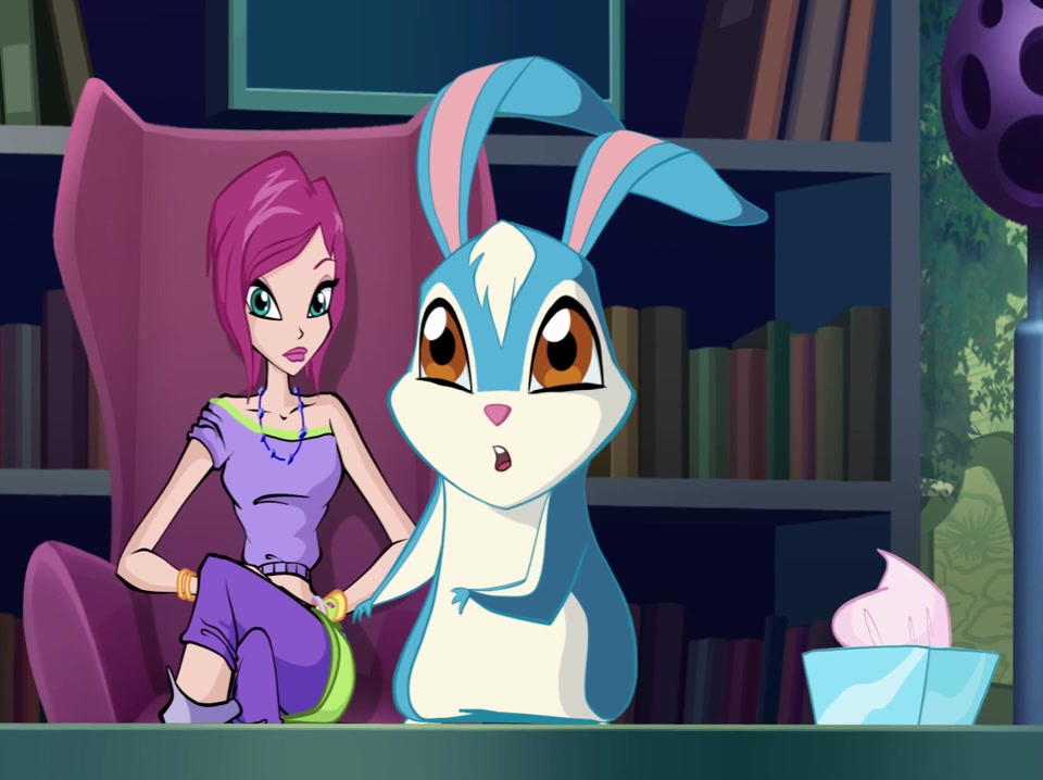 ¡Imágenes de Kiko intentando animar a Stella! - Winx Club All