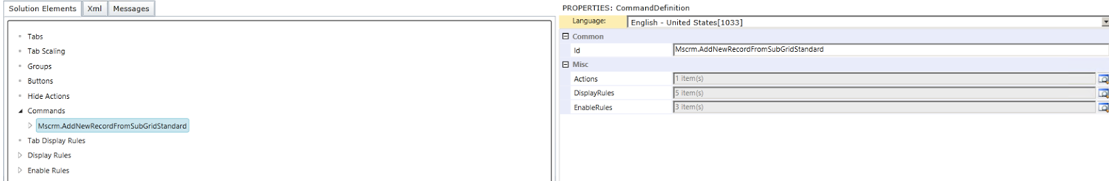 Dynamics 365 Customer Engagement: Show or hide 'Add New' or '+' button ...