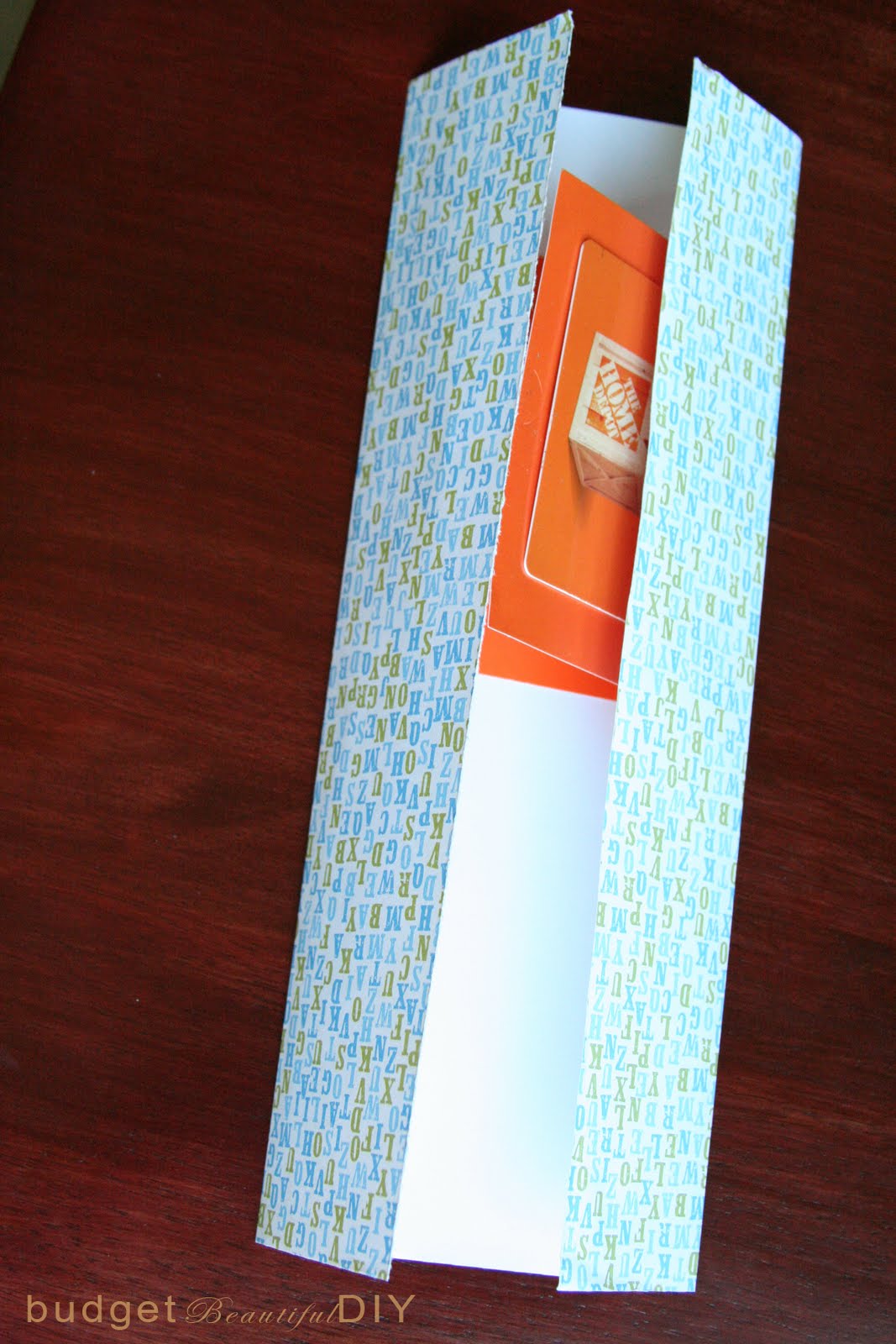 Beautiful DIY: Gift Card Envelope Tutorial