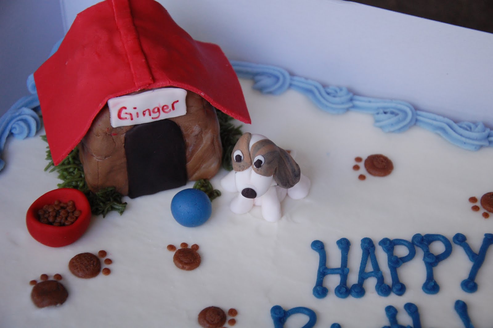 Angela Barton's Cakes: Woof! Happy Birthday Jake!