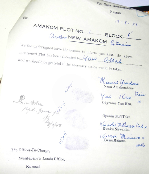 Land and Property: What is in an Allocation Note?