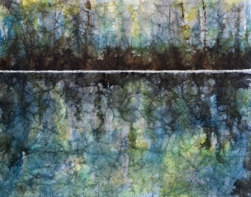 Ink Tub: Special Technique for Painting on Wrinkled Paper