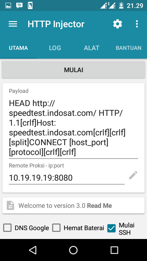 Cara Membuat Config Http Injector Work - Blog Sistemada