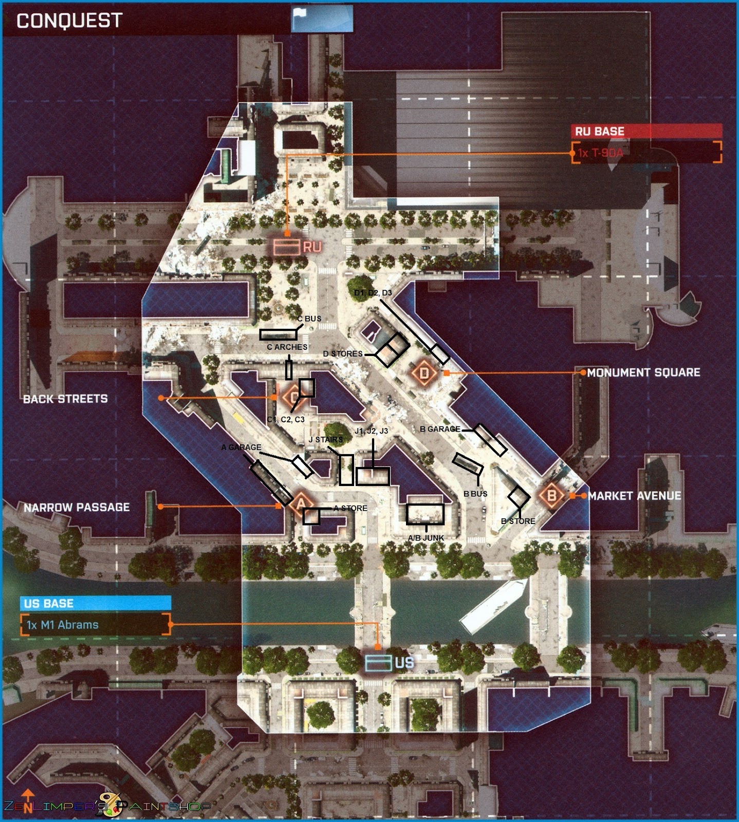 Winning Ways: A Competitive BF3 Guide: Seine Crossing Map Breakdown and ...