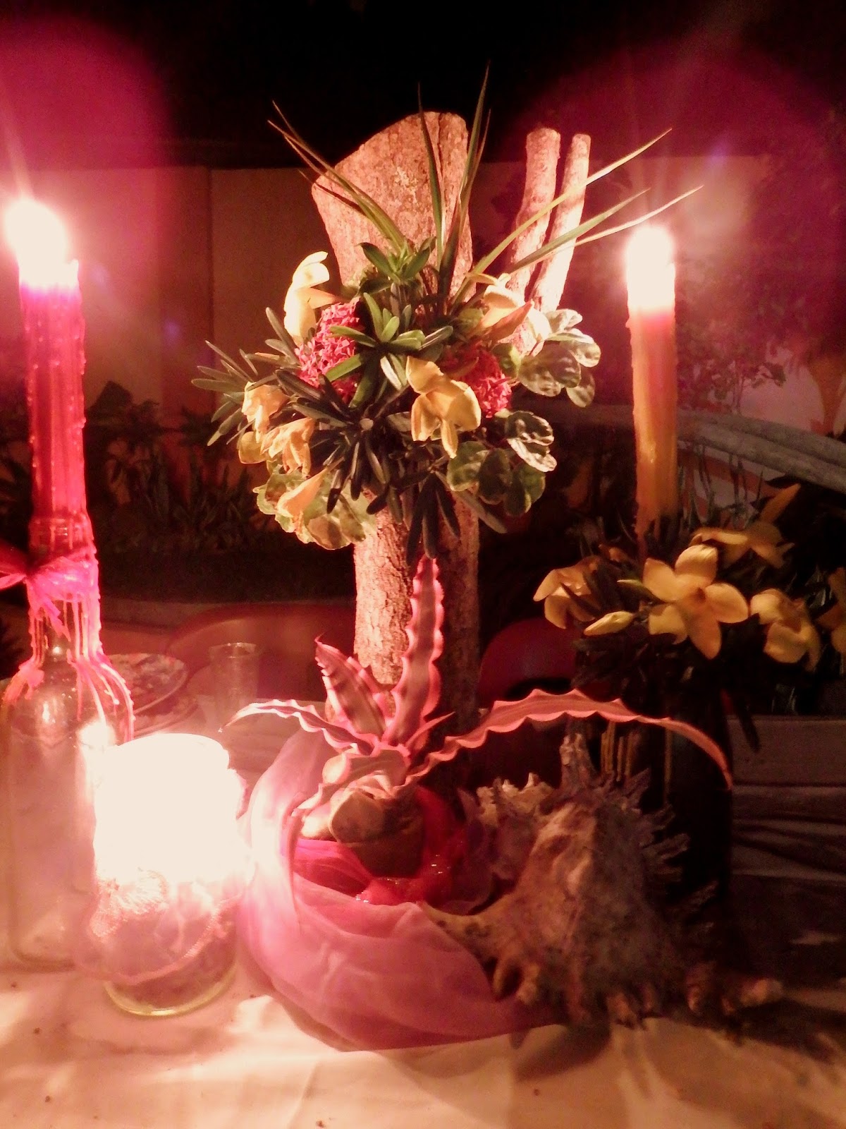Diary of a Creative Chique: Lighted Centerpieces