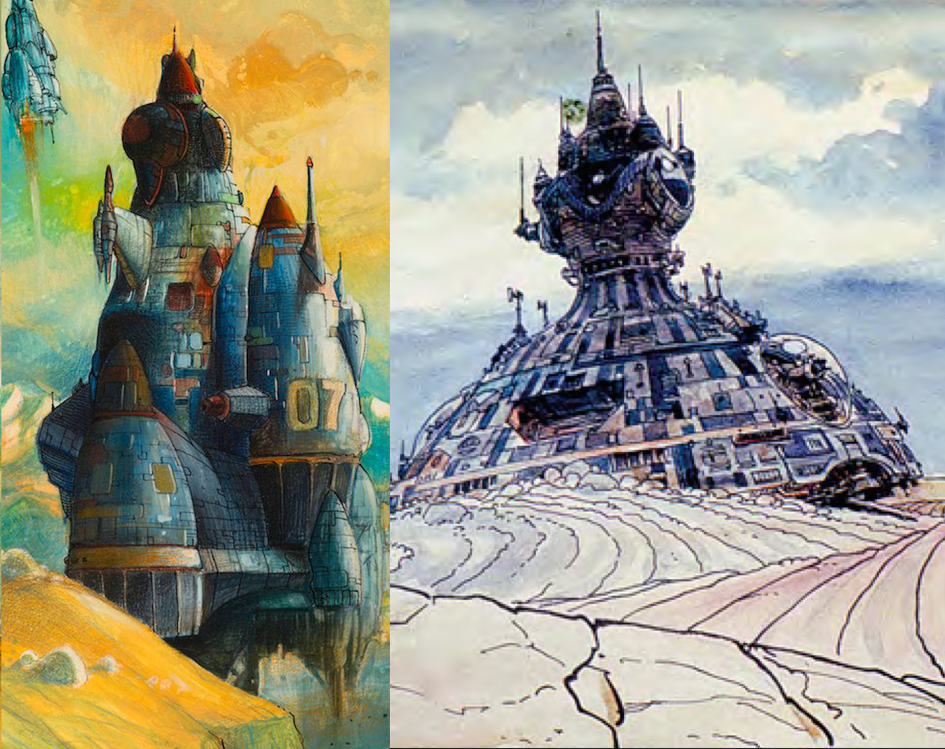 Alien Explorations: Alien : Moebius' derelict ship exterior