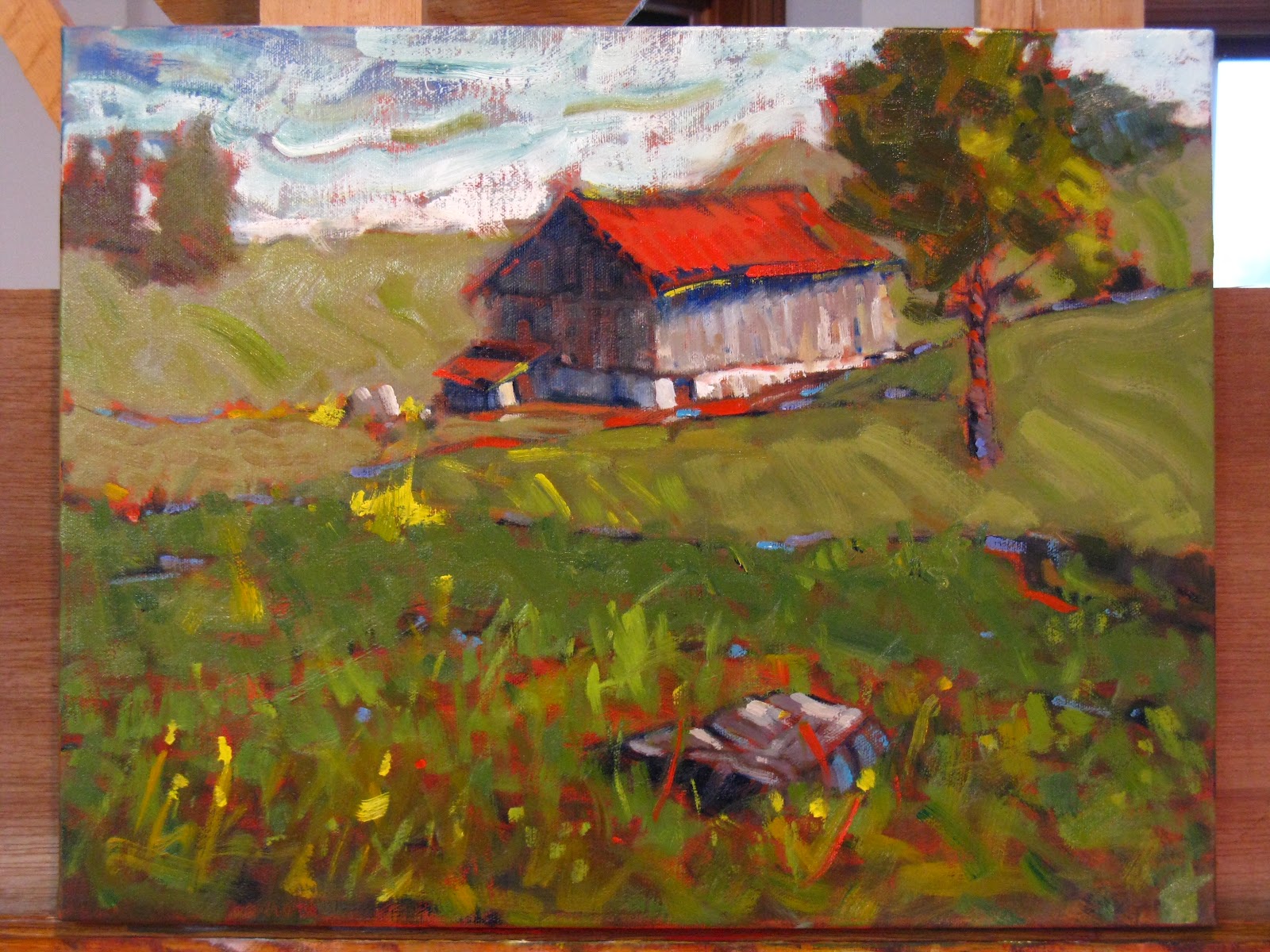 A Painter's Evolution: Painting Over an Old Painting