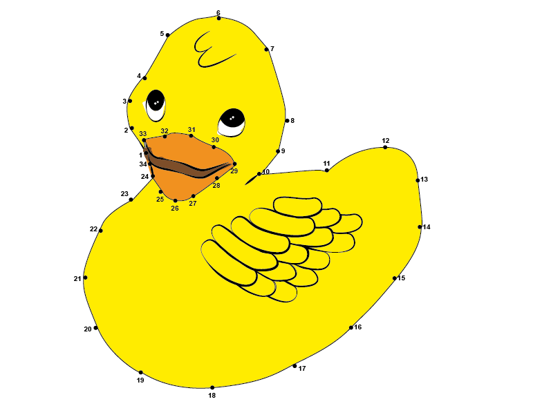 College Art and design level 3: Duck drawing on illustrator