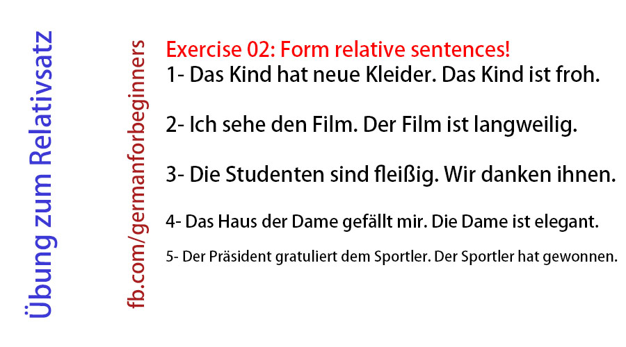 Lösungen Relativsatz