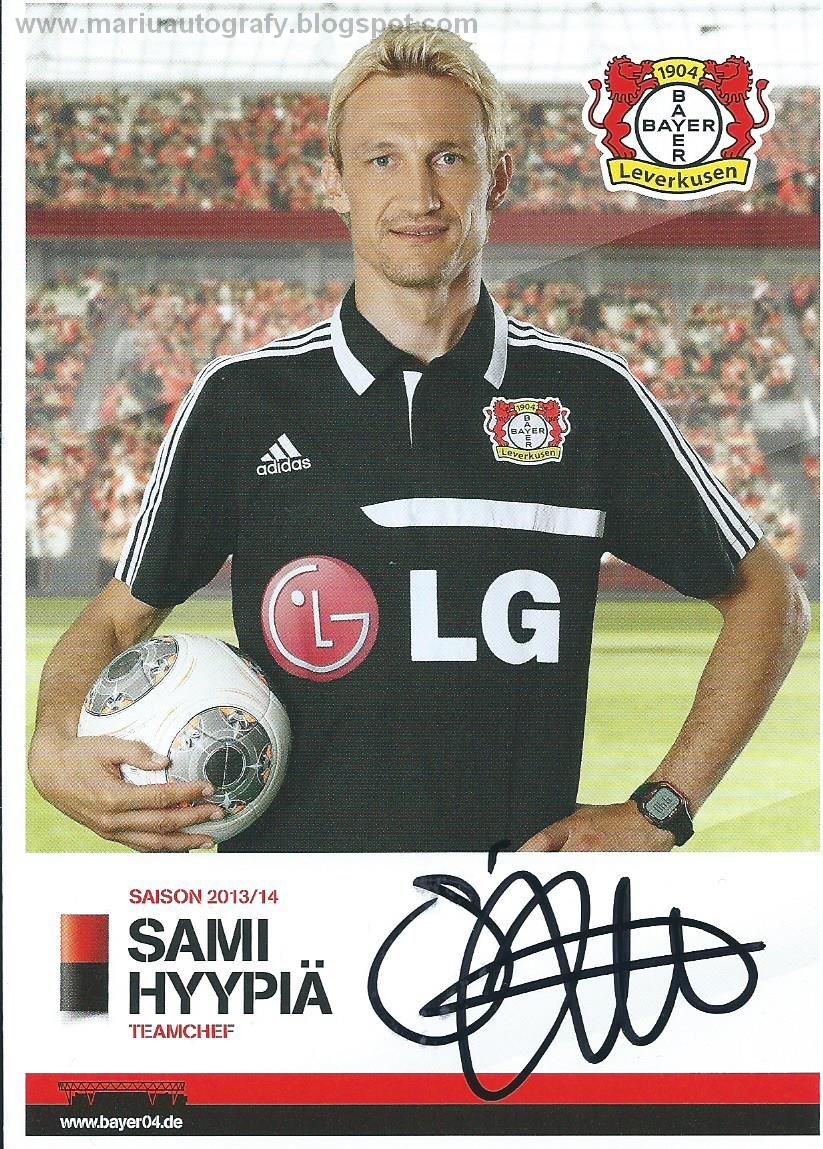 Autografy Mariu: Sami Hyypiä