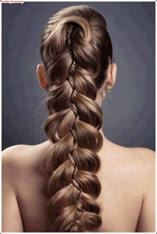 Mode Germany: Elegante Zopf Modelle für Ihr Haar 2014