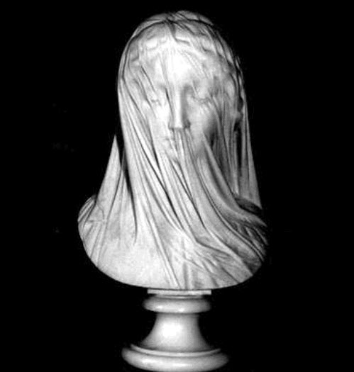 art wonder every day: The Veiled Virgin by Giovanni Strazza